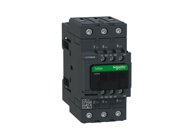 Contactor 3 polos con terminales 50a 220va schneider lc1d50am7